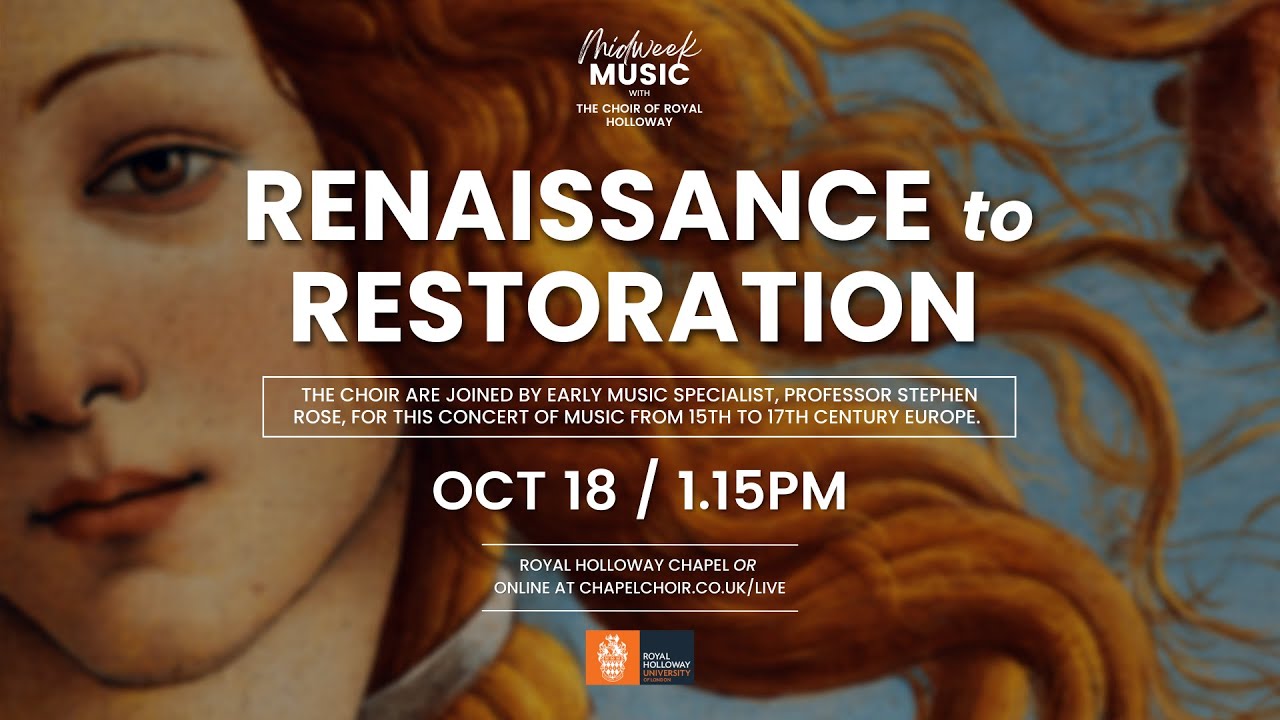 Midweek Music 18th October 2023 | Renaissance to Restoration - YouTube