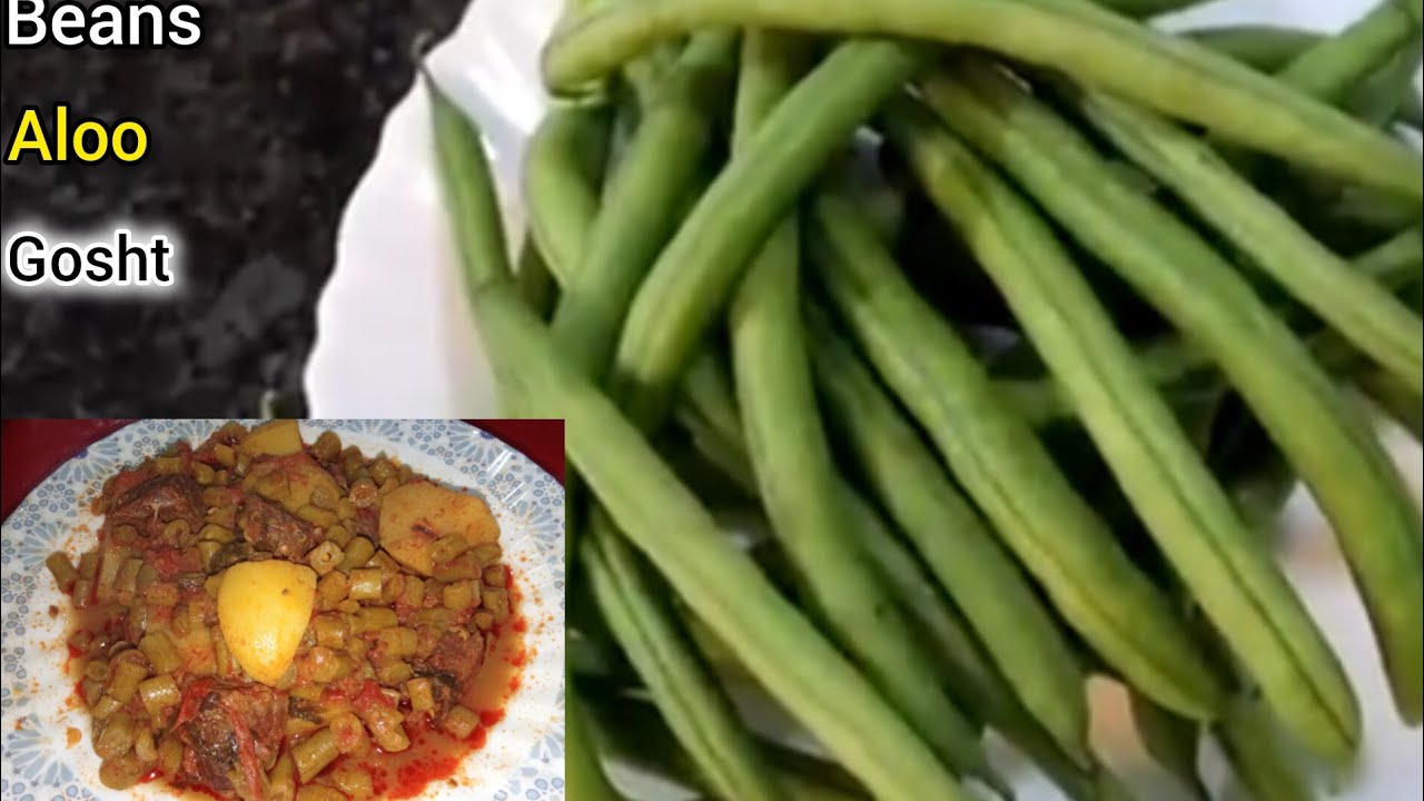 Binis ki Phalli Aloo Gosht (Mutton Beans Recipe) Rozana ka Salan quick ...