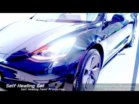 Tesla Model 3 Solida Black Definitive Sydney Self Healing Gel Ceramic Coating Wet Look Paint Protect