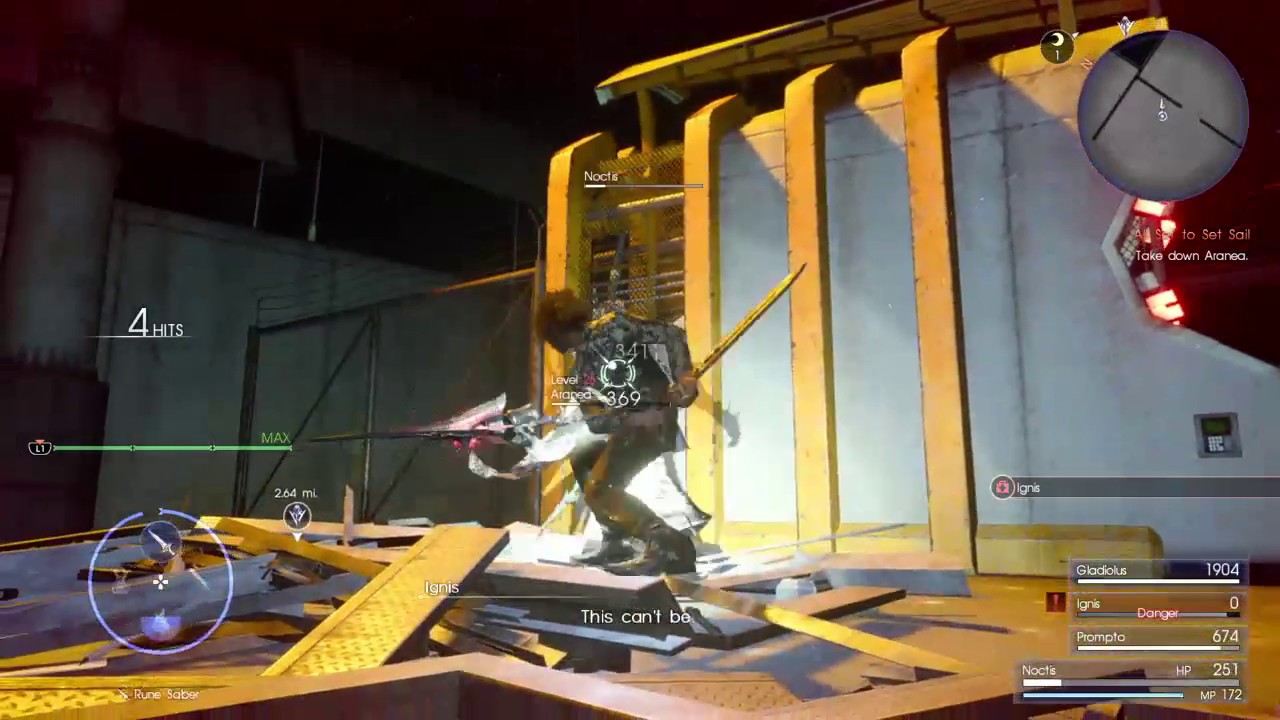 Final Fantasy XV Base Fort Vaullerey - YouTube