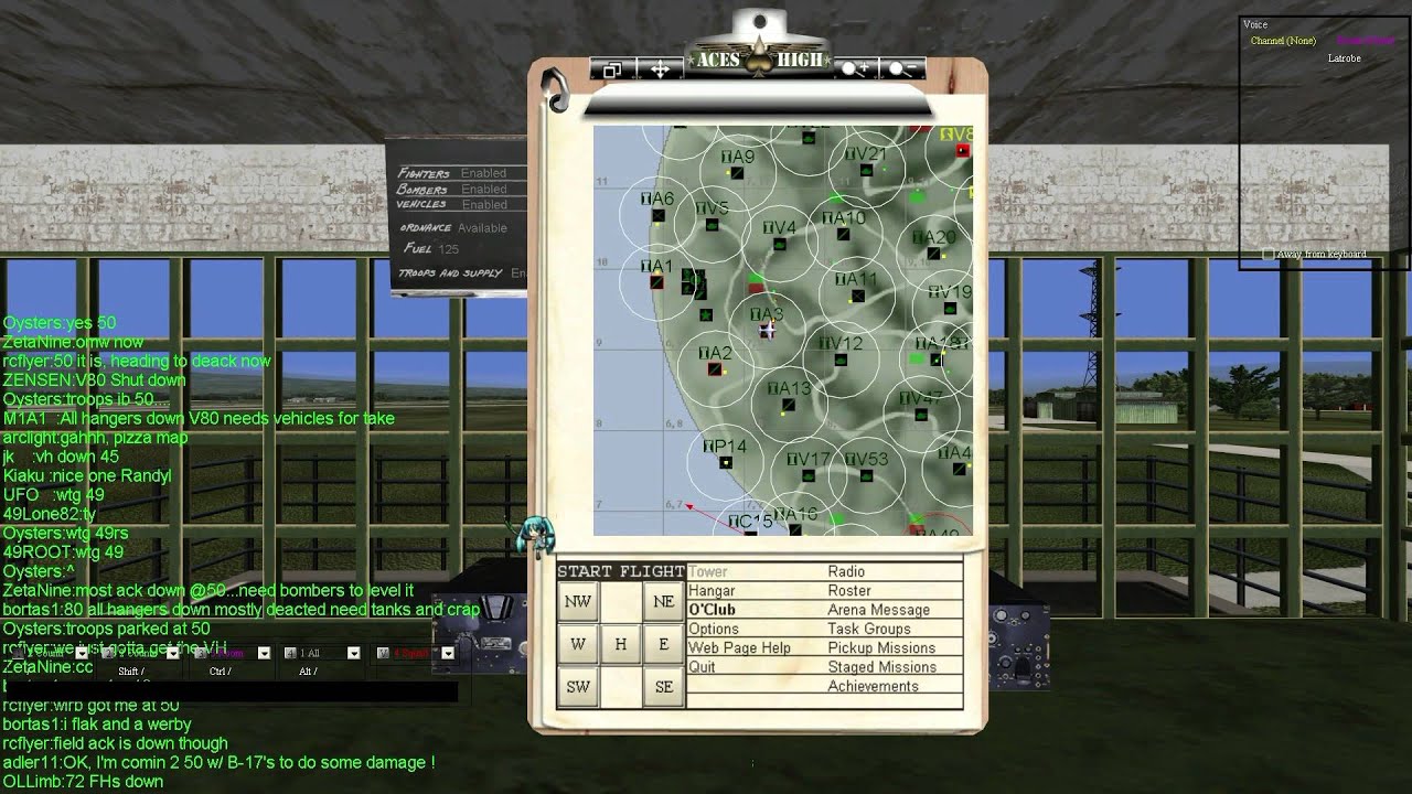 Aces High 2 Tutorial - The Basics: Text and Radio Channels - YouTube