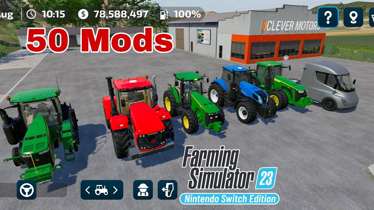 FS 23 new map 50+ mods Indian tractor dlc unlock unlimited money ...