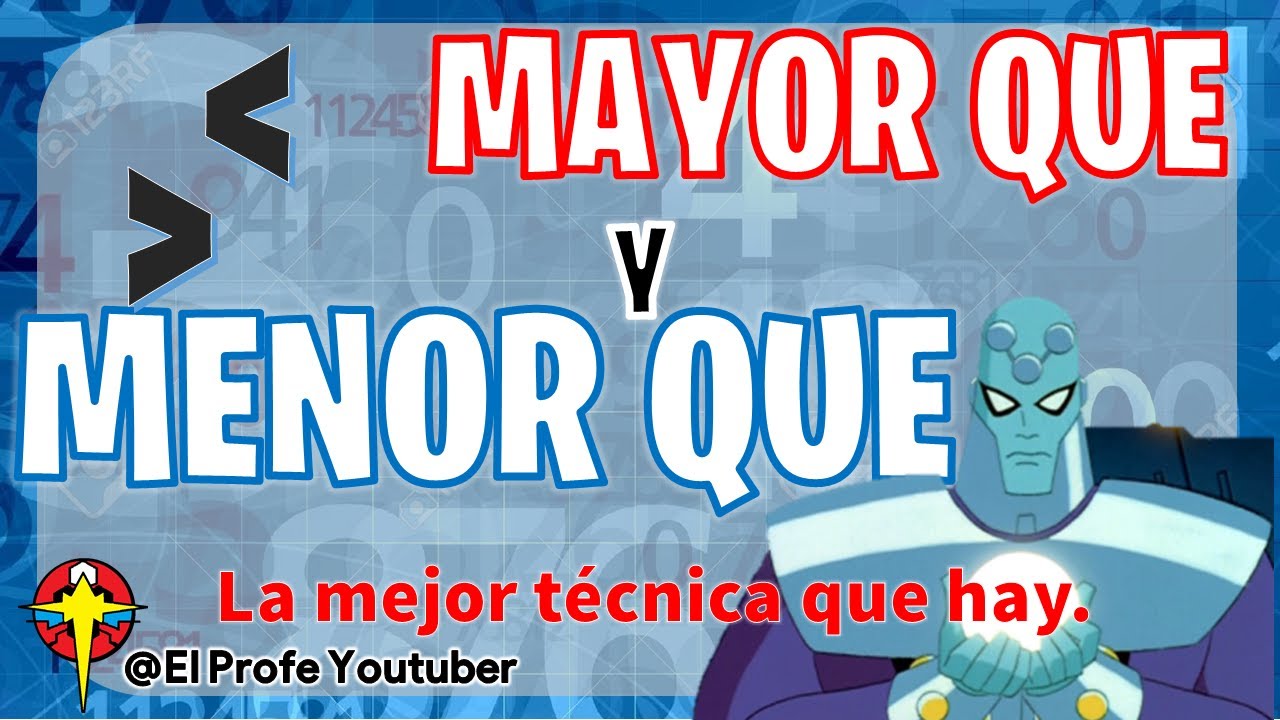 Mayor Qué, Menor Qué "LA MEJOR TÉCNICA" - YouTube