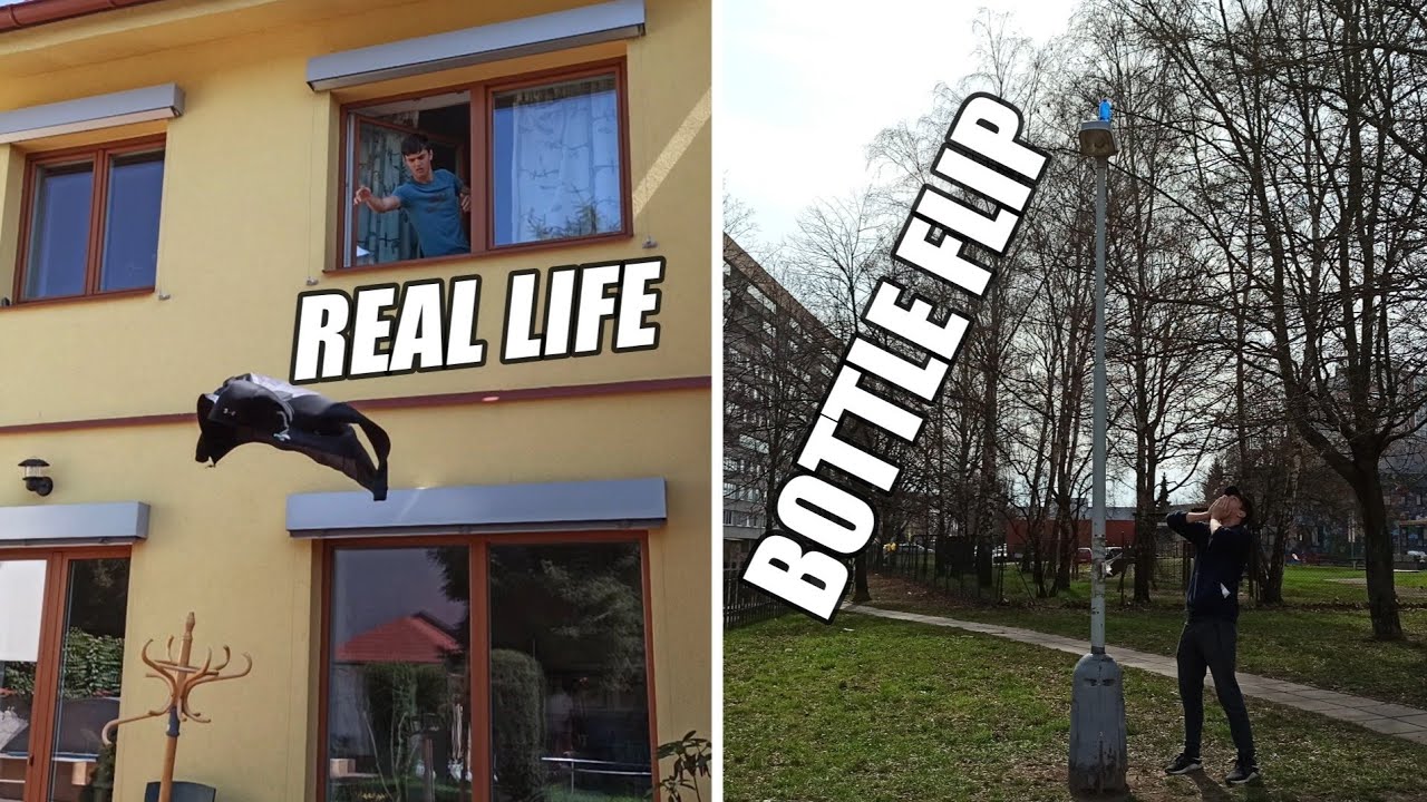 Real Life Trick Shots X Bottle Flip | PERFECT SHOTS - YouTube