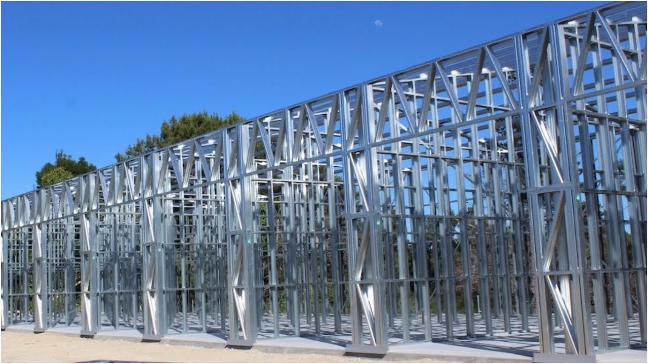 Light gauge steel pre assembled wall panels for faster construction ...
