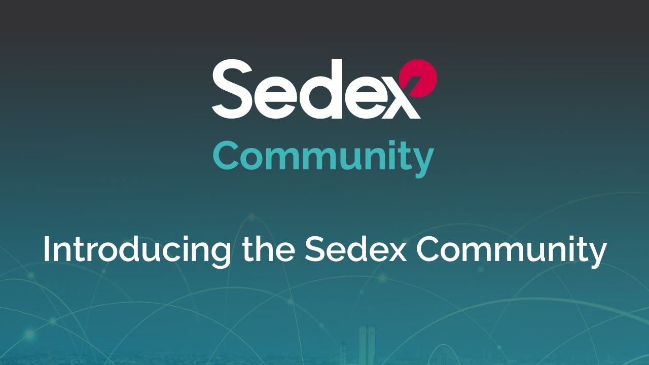 Introducing the Sedex Community (EMEA/Americas) - YouTube