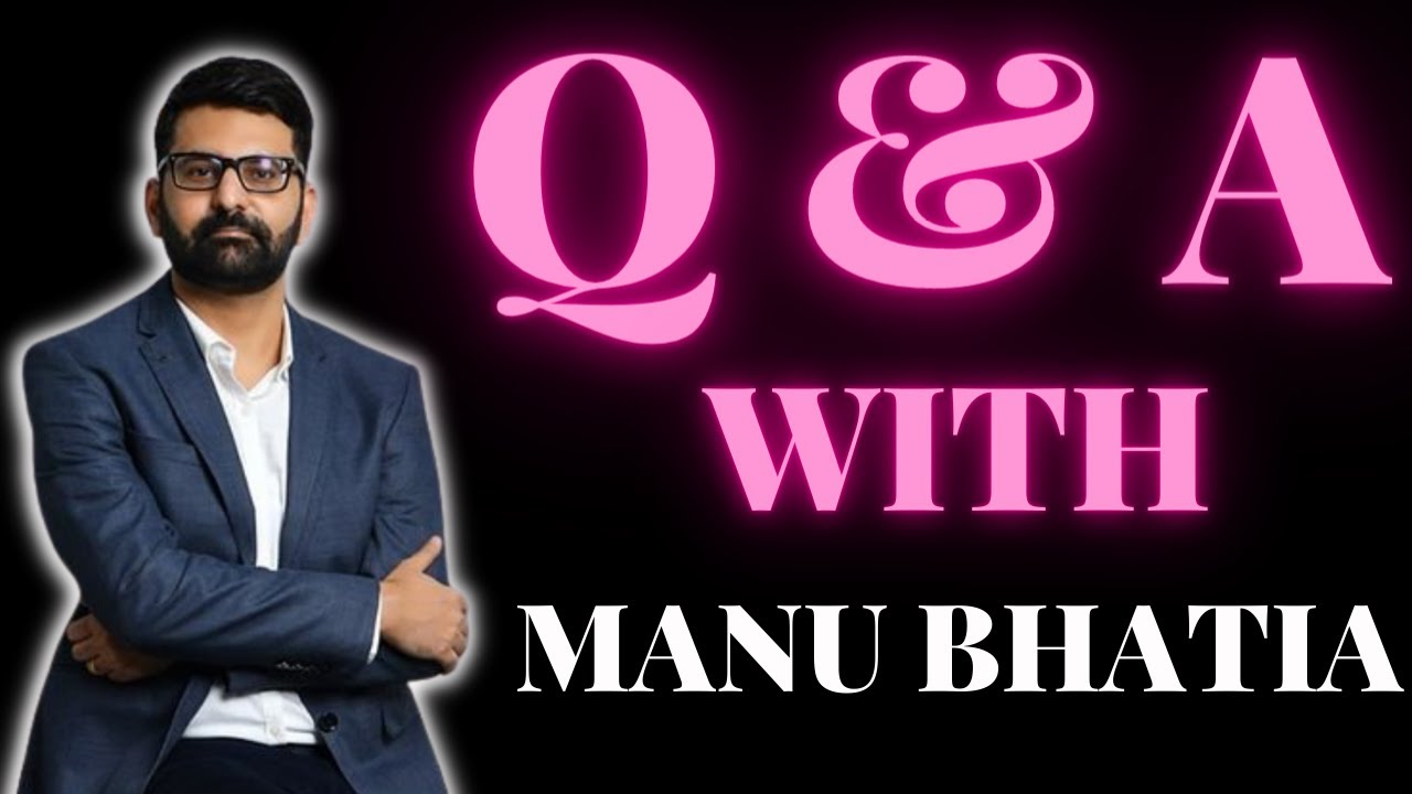 Q & A With Manu Bhatia | Options Selling & Options Buying | Risk ...