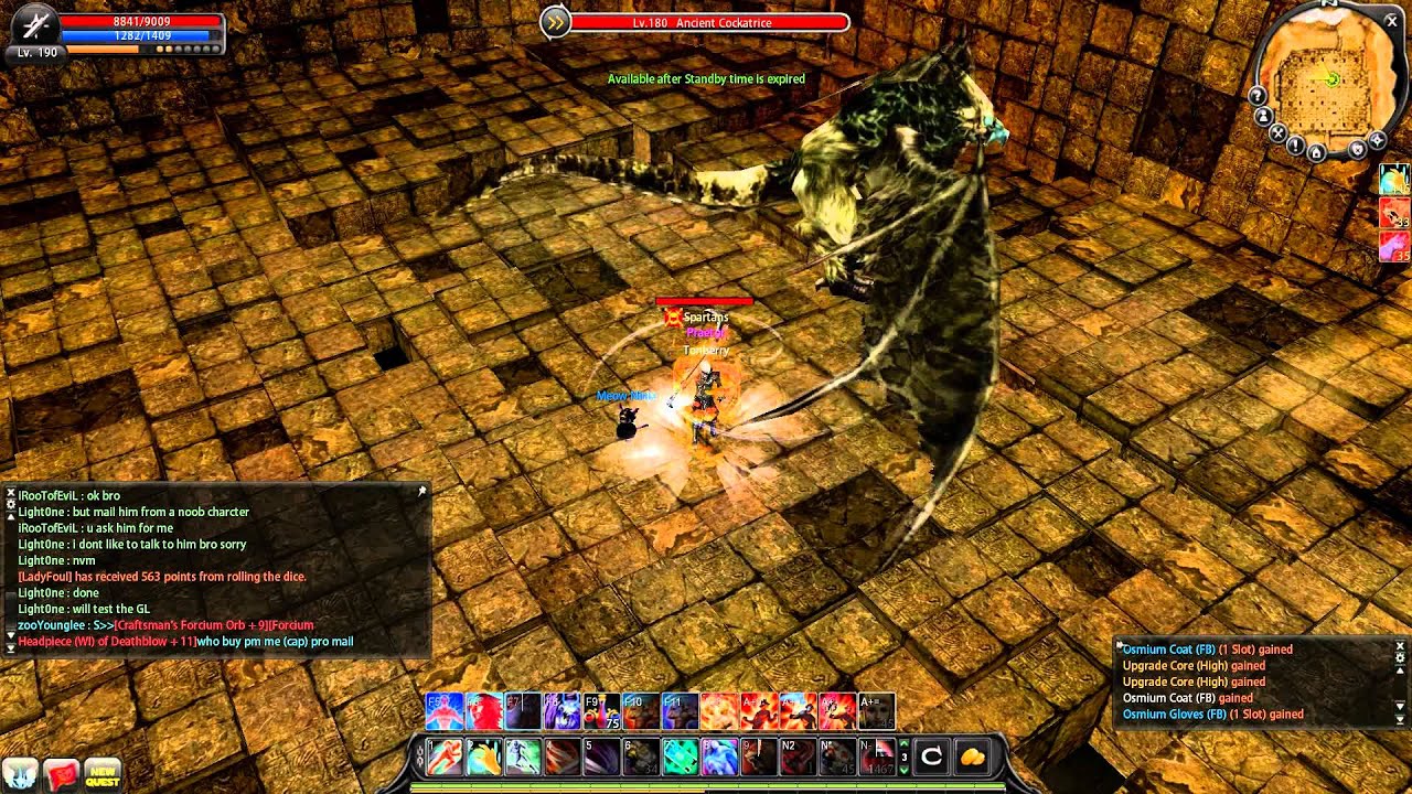 Cabal Online Forgotten Ruin Boss Hunt (Warrior) - YouTube