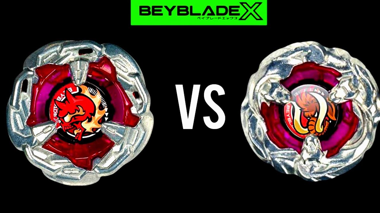 Chain Incendio 5-60HT Vs. Tusk Mammoth 3-60T | Beyblade X Battle ベイブレード ...
