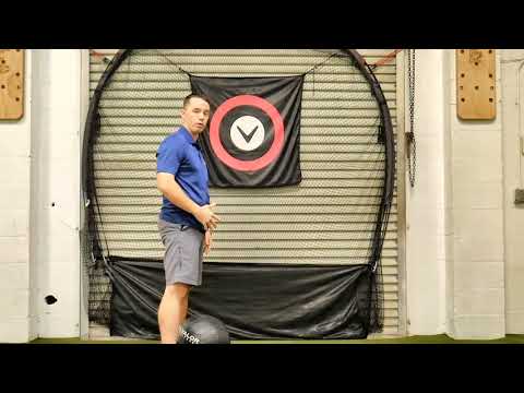 Medicine Ball Overhead Rotational Slam