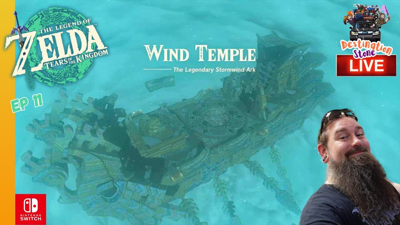 🔴Into the Wind Temple - The Legendary Stormwind Ark | Zelda: Tears of ...