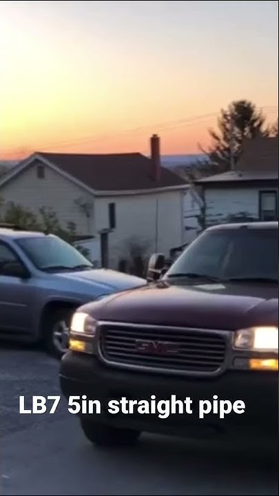 Lb7 Duramax 5 Inch Straight Pipe Youtube