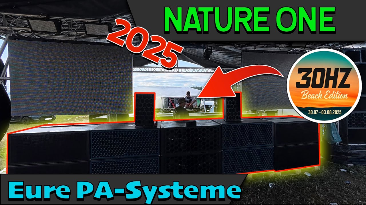 NATURE ONE 2025 RUNDGANG|PA VECTREX | 30HZ STAGE | PLAN B STAGE und ...