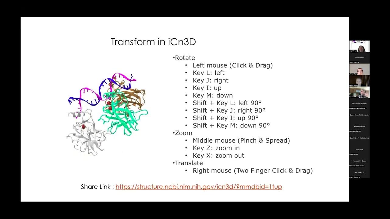 iCn3D demo - YouTube