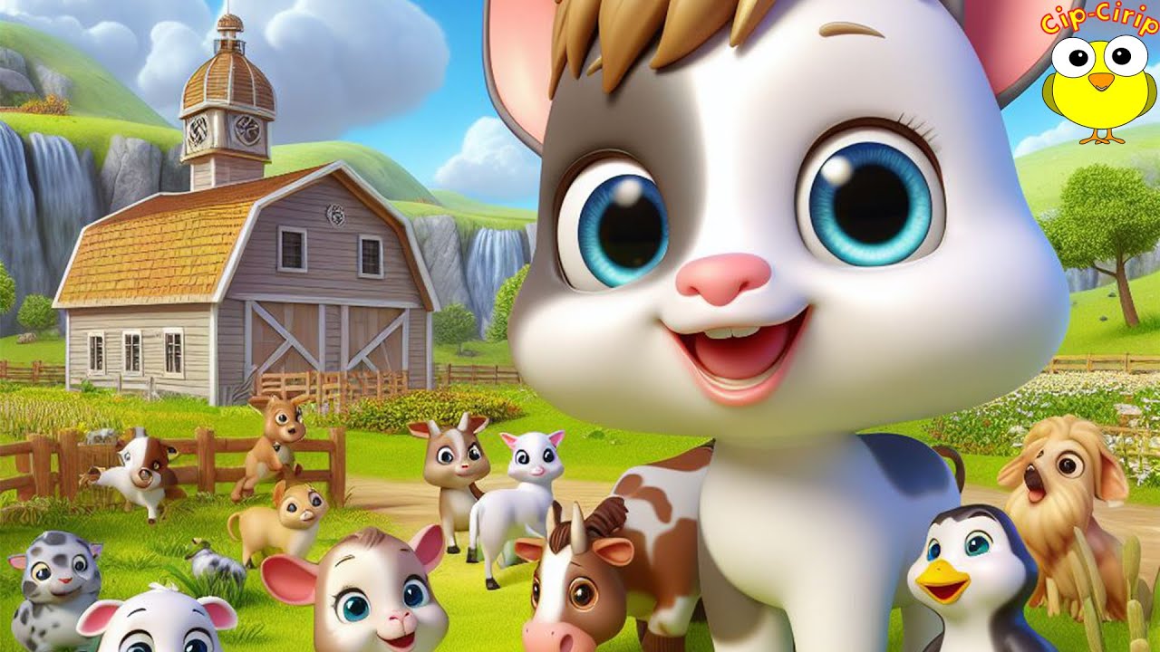 Animalele vorbesc ca la ferma de mici cresc - Cantece pentru copii ...