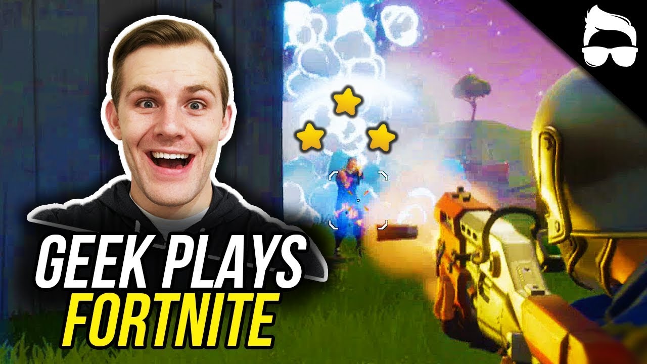 GEEK PLAYS FORTNITE! (Battle Royale Funny Moments) - YouTube