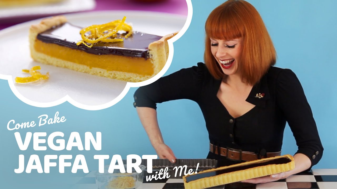 Vegan Sweet Jaffa Tart Recipe | Bake Stuff with Sara Kidd - YouTube