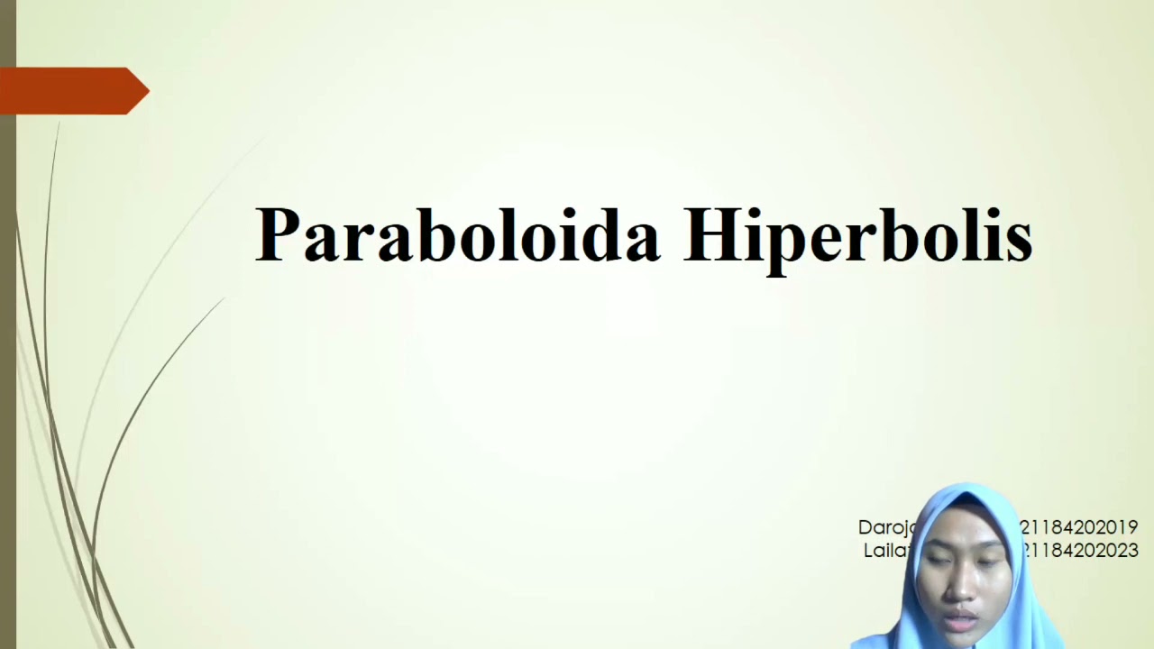 Paraboloida Hiperbolis | Geometri Analit - YouTube