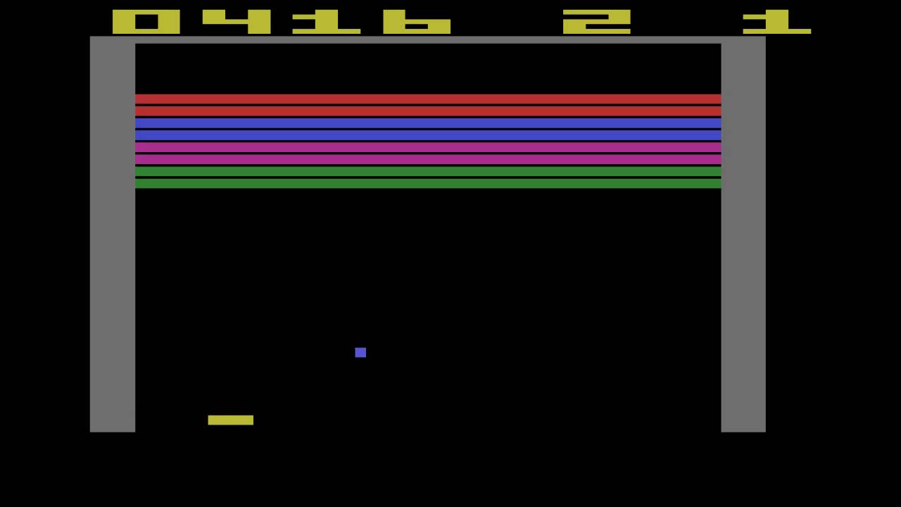 Atari 2600 - Super Breakout - Game 1 - YouTube