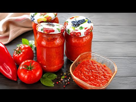Qışda hər evə lazım olan ən gözəl tomat pastası belə hazırla. Bibər və pomidor tomatı .#tomato 