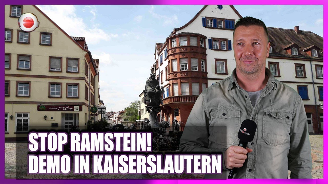 LIVE : Stop Ramstein - Demonstration in Kaiserslautern - YouTube