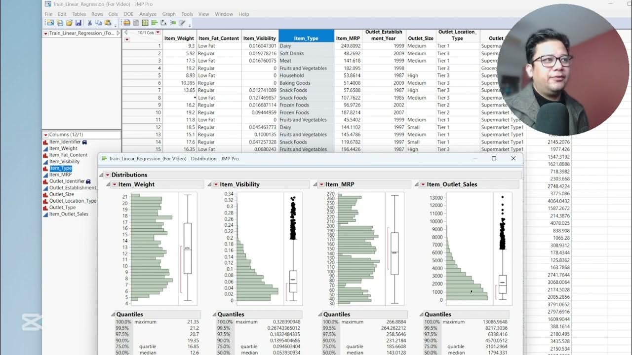 Stepwise Regression Example at JMP - YouTube