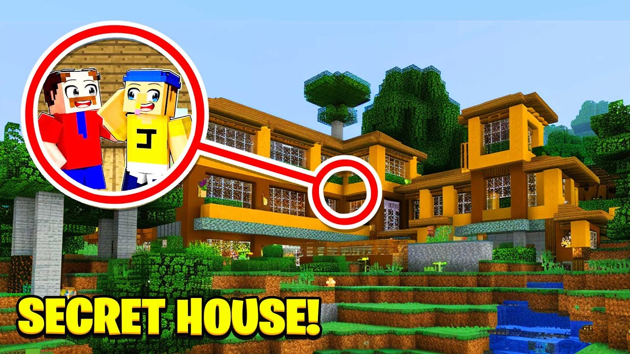 Minecraft: Whats Inside JEFFY And MARVINS Secret HOUSE? - YouTube