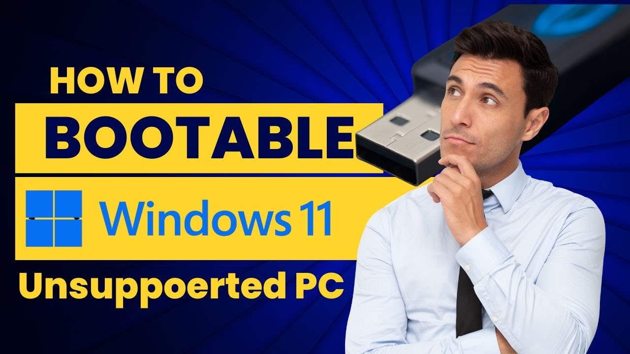 How to Bootable Windows 11 for Old PC - YouTube