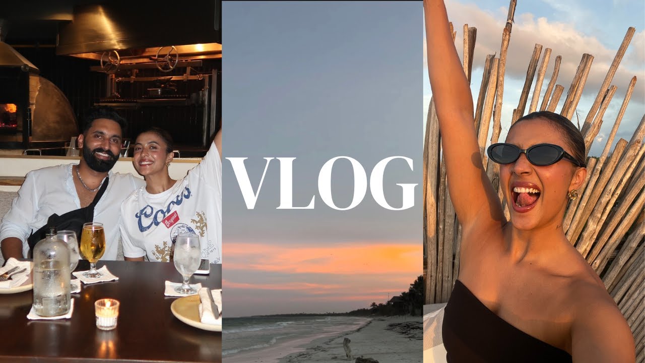 Tulum vlog , beach club, cenote , beach view #tulum #vlogs #blowup ...