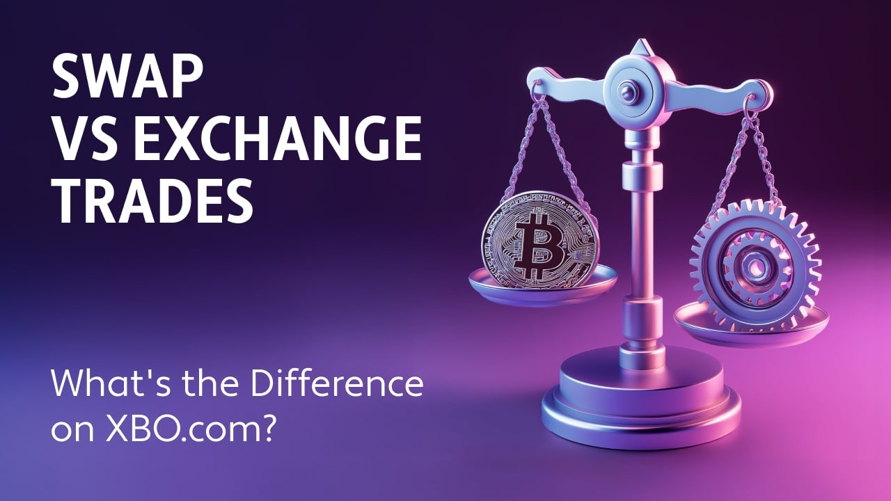 SWAP vs Exchange trades: What's the Difference on XBO.com? - YouTube