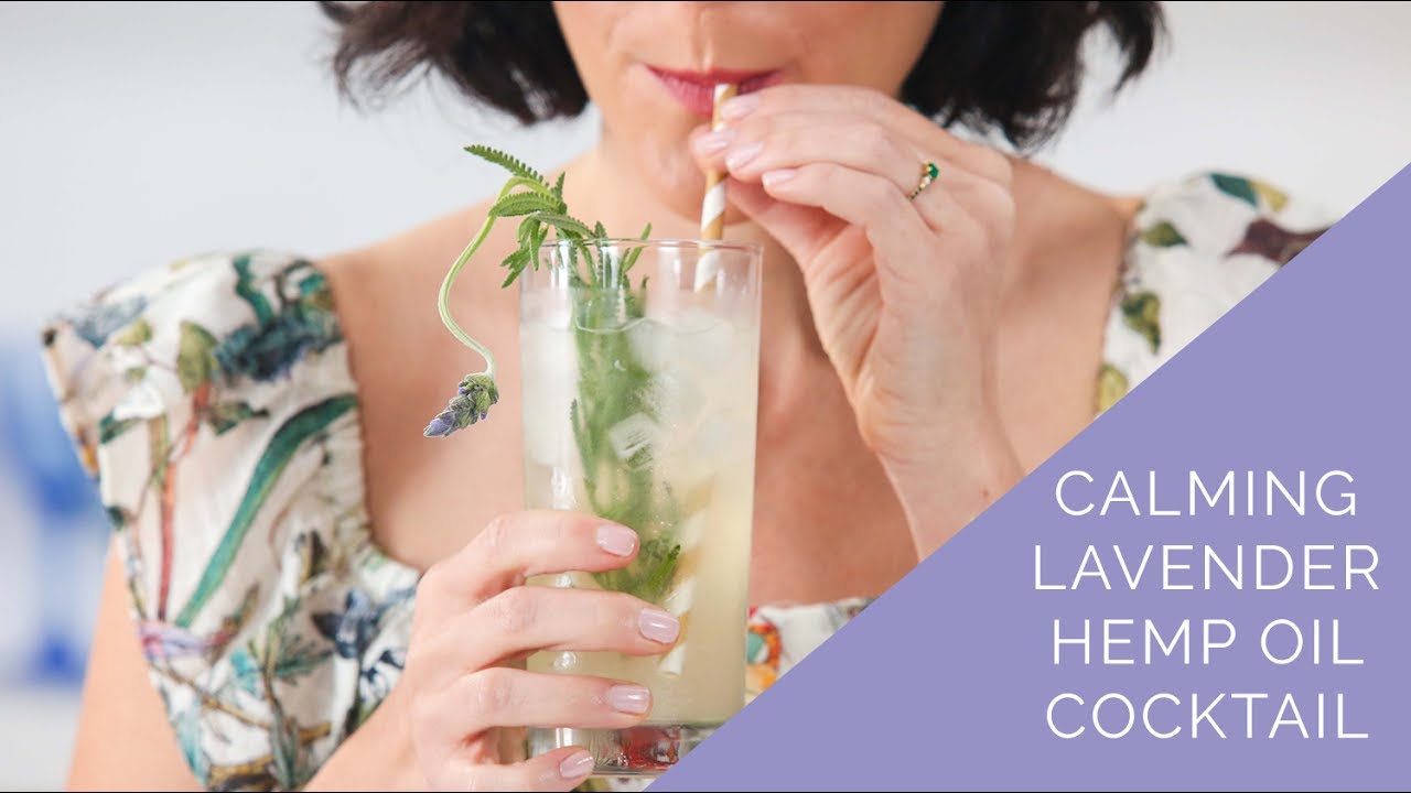 Calming Lavender CBD Oil Cocktail | Bottoms Up! with Whitney Adams ...