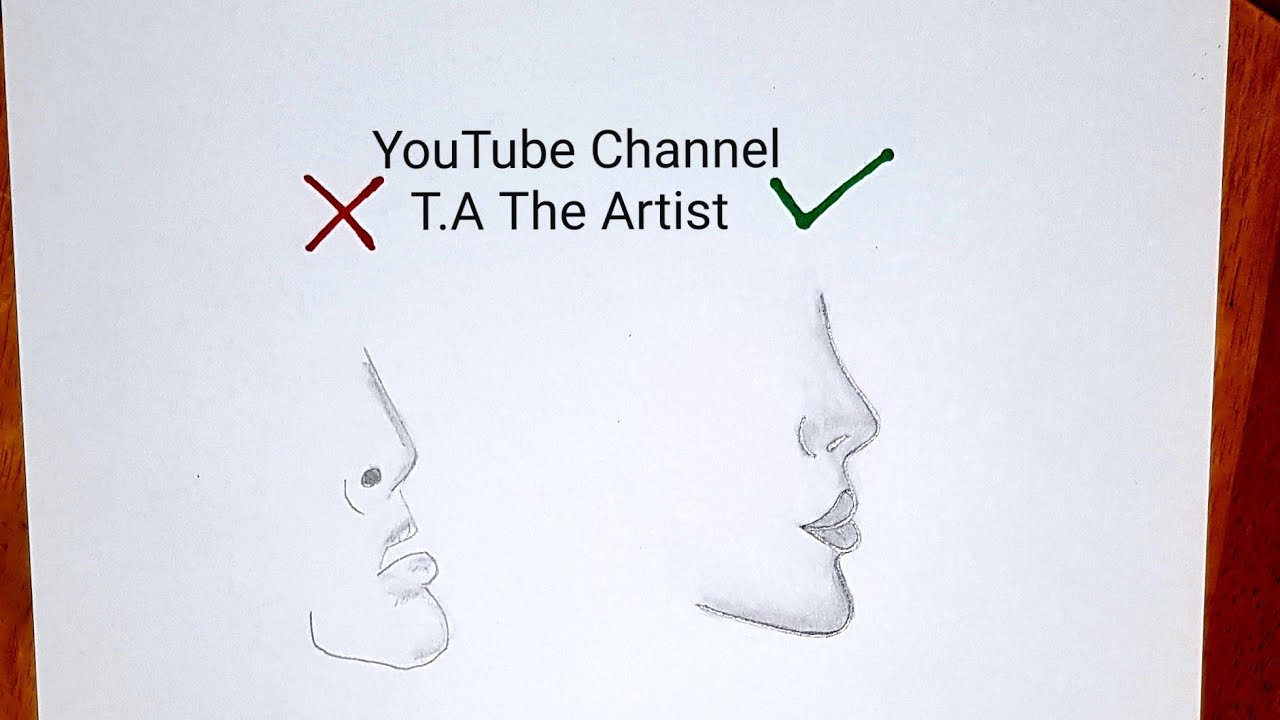 How To Draw Side Profile Step By Step Drawing Tutorial Do's And Don't ...