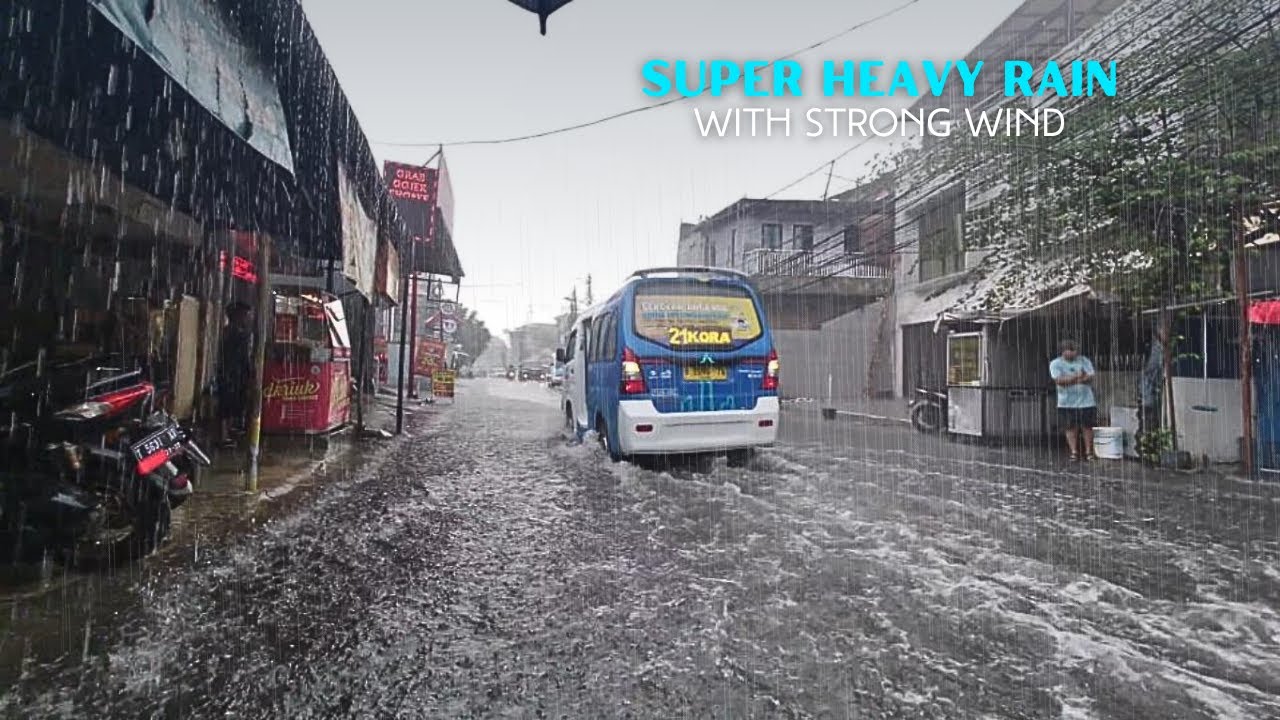 Super Heavy Rain with Strong Winds at My Place, Causes Flooding at ...