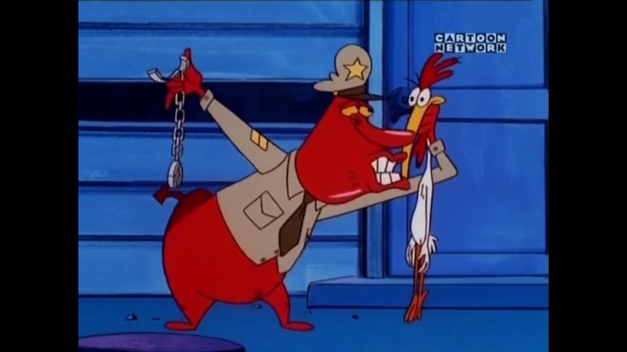 Cow and Chicken Red Guy arrested Chicken - YouTube