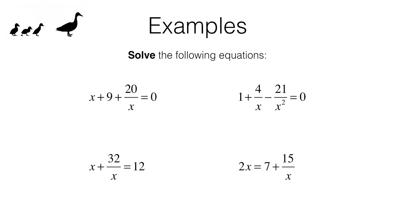 A18a Part 2 video 2 of 3 Solving disguised quadratics (intro) - YouTube