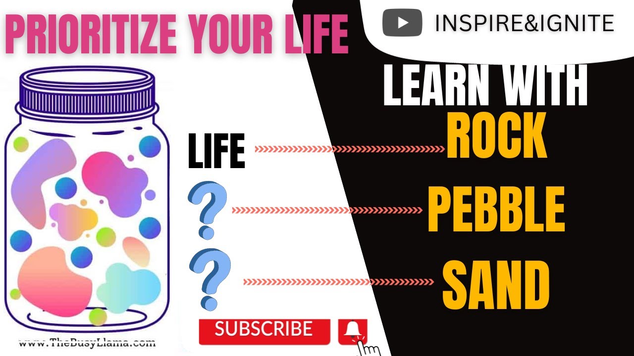 Life's Jar: Rocks, Pebbles, and Sand - YouTube