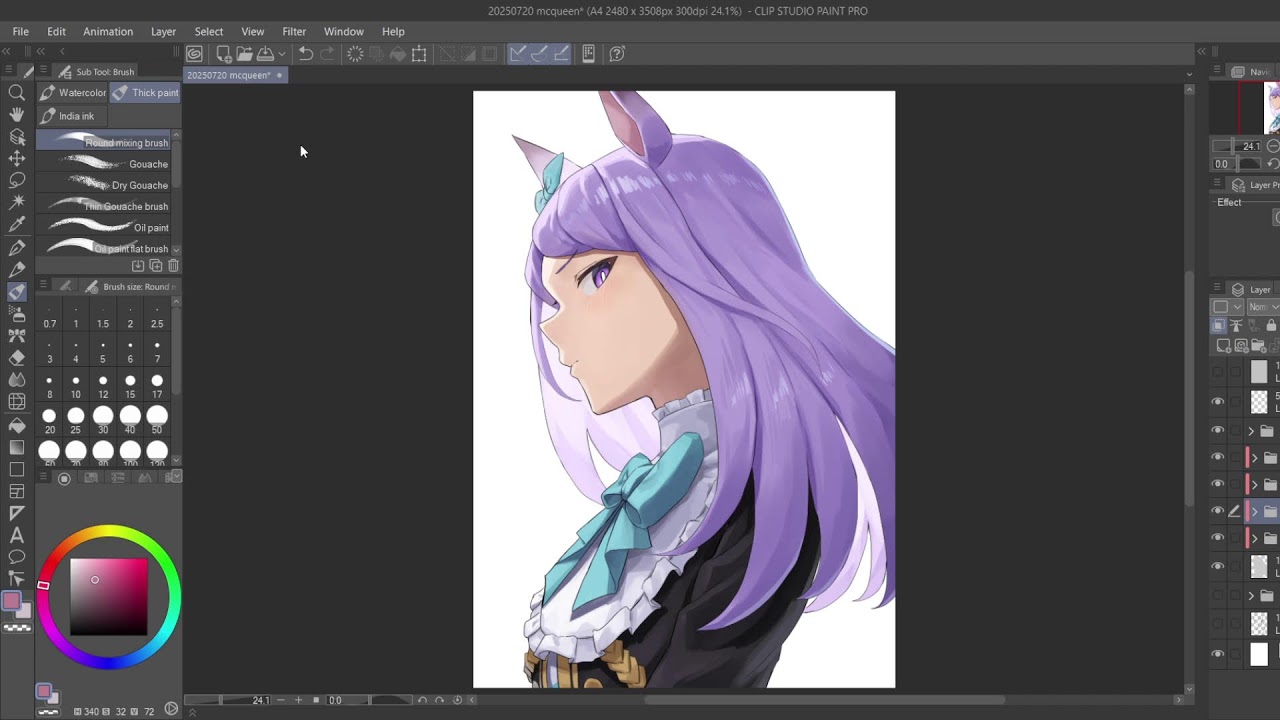 [Live Drawing] Continuing to draw the artwork - YouTube