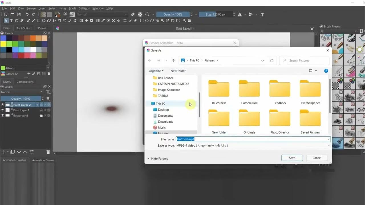 How to Import IMAGE Sequence in Krita 5 ｜ Render Image Sequence to Video MP4 #000 - YouTube