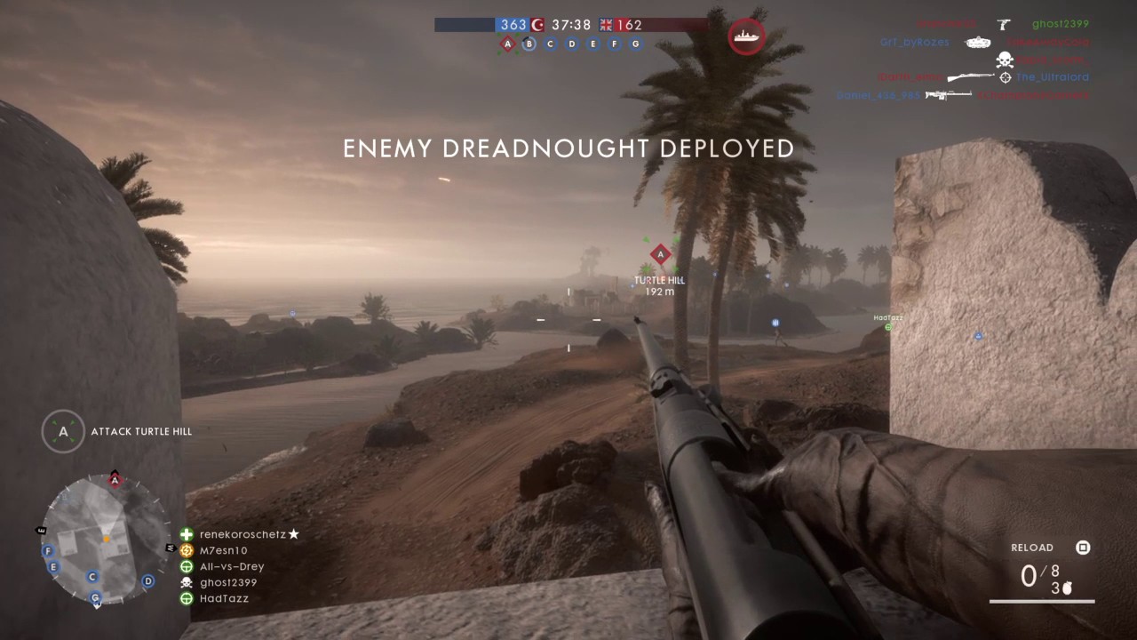 Battlefield 1 - Tank Hunter Elite Class "Tankgewehr M1918" Gameplay ...