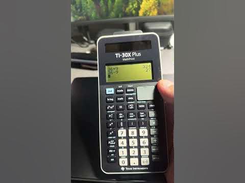 TI-30x Plus MathPrint #matheducation #ti - YouTube