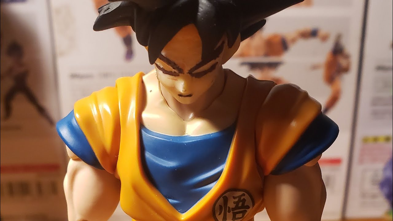 sleepy goku face custom (sh figuarts) - YouTube