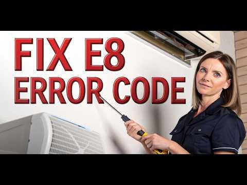 Air Conditioner AC E8 ERROR Code: What Does It Mean and How to Fix It ...