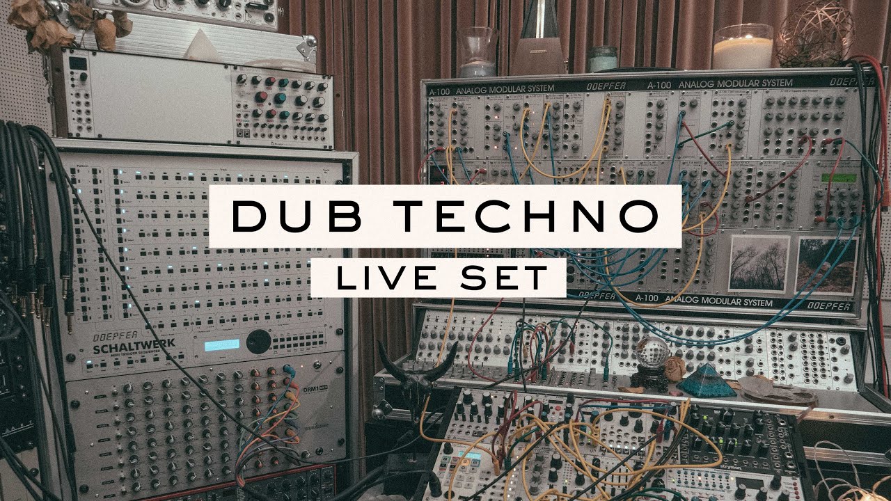 Dub Techno Live Set Vermona DRM III Modular Synth Eventide & Strymon Plaits, Rings, Plonk - YouTube