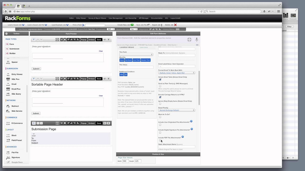 RackForms - Using The Digital Signature Moduel - YouTube
