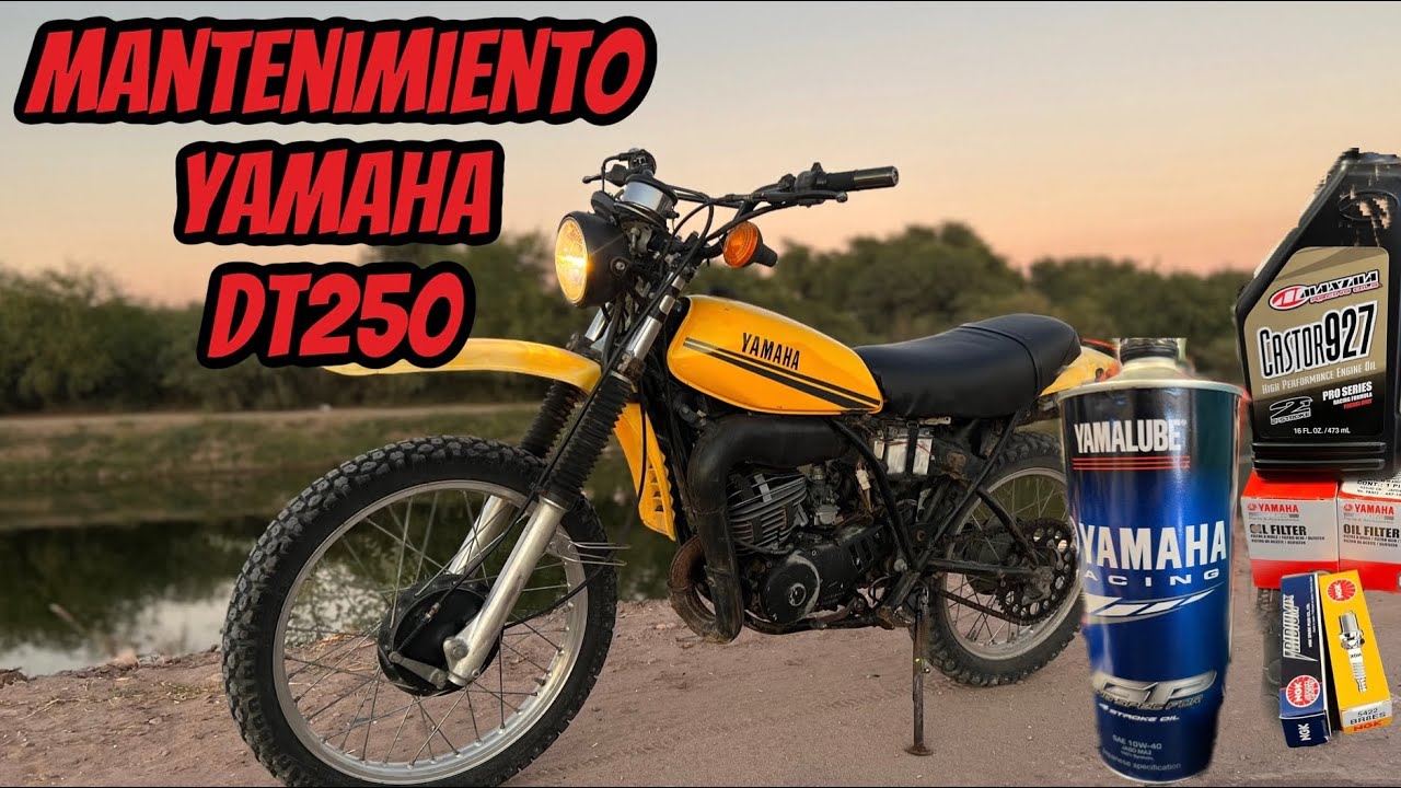 Mantenimiento a yamaha dt 250 1979|| aspectos de un 2 tiempos|| - YouTube