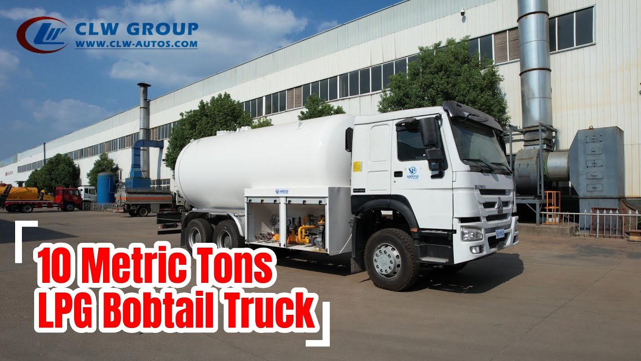 How Much Is A HOWO 10 Metric Tons 23 M3 LP Gas Bobtail Truck YouTube