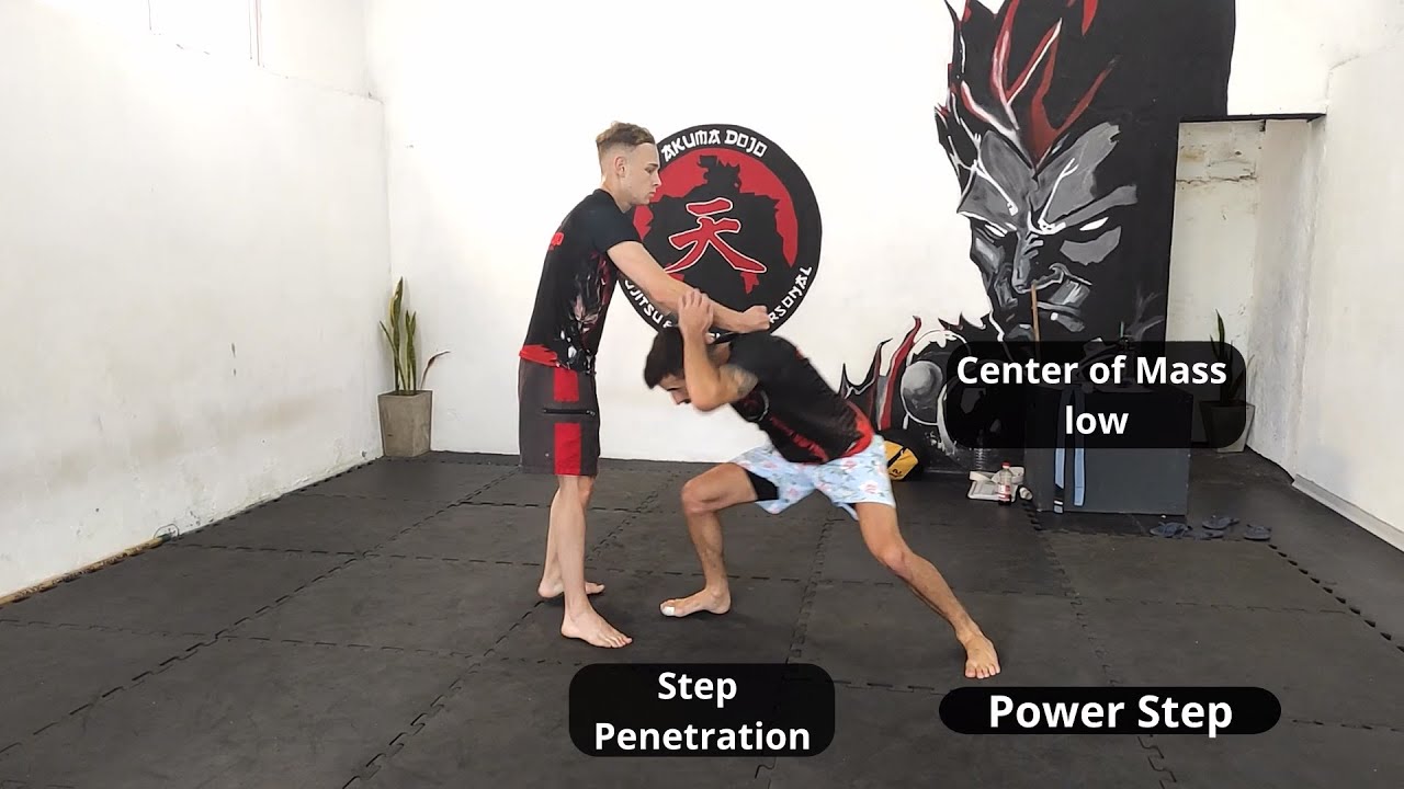 Defend The Collar Tie with Double Leg Takedown | Brazilian Jiu- Jitsu ...