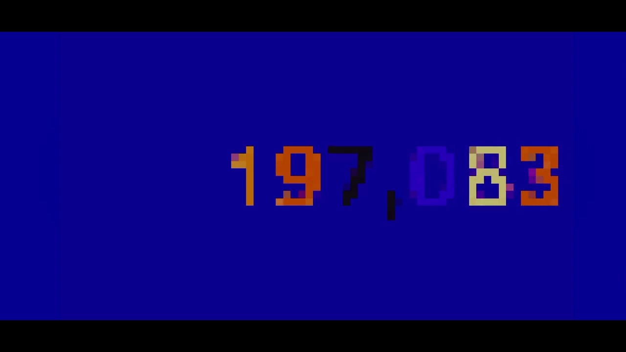 Pixel numbers. 750,000 with video game sounds - YouTube