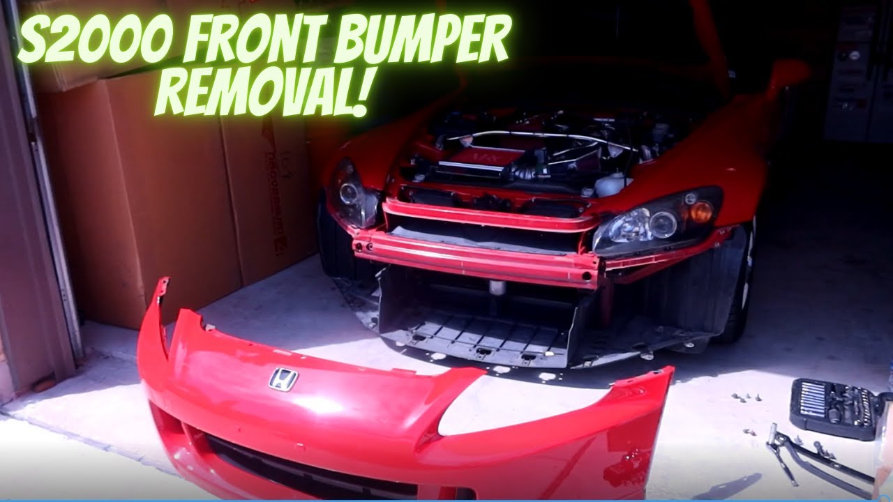 How to remove S2000 front bumper! - YouTube