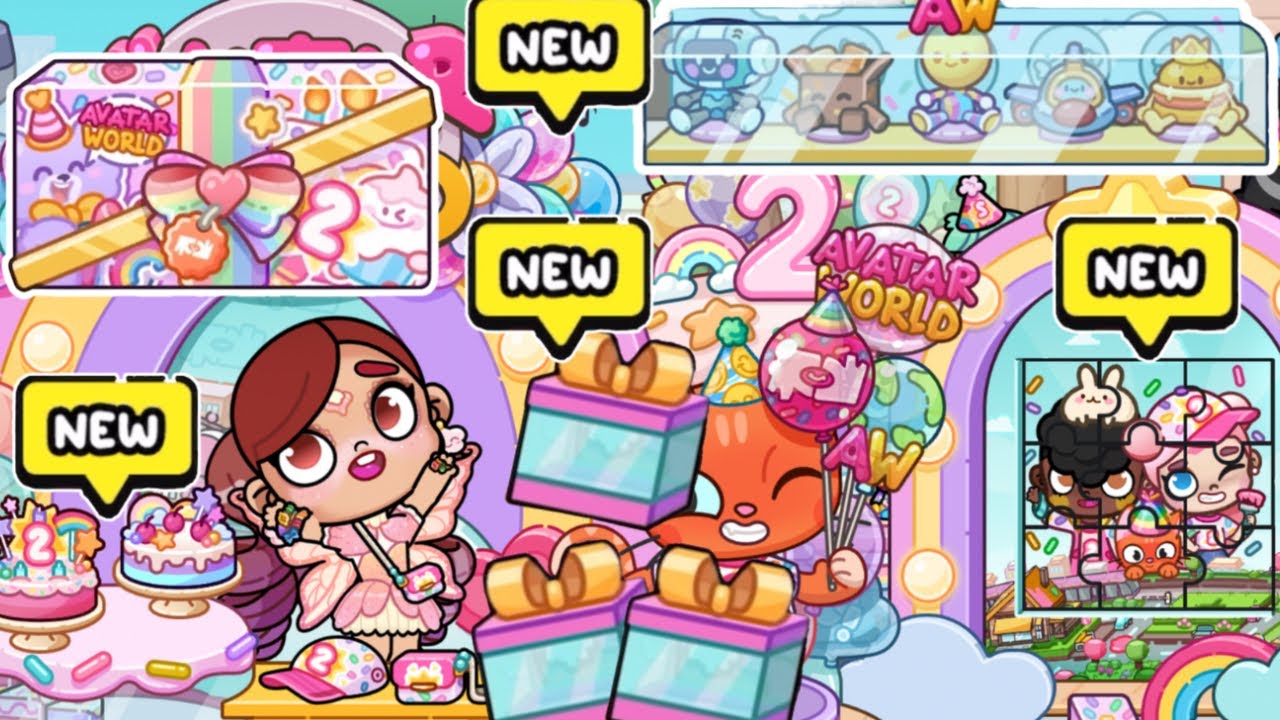 FREE ANNIVERSARY PACK AND SECRETS IN AVATAR WORLD - YouTube